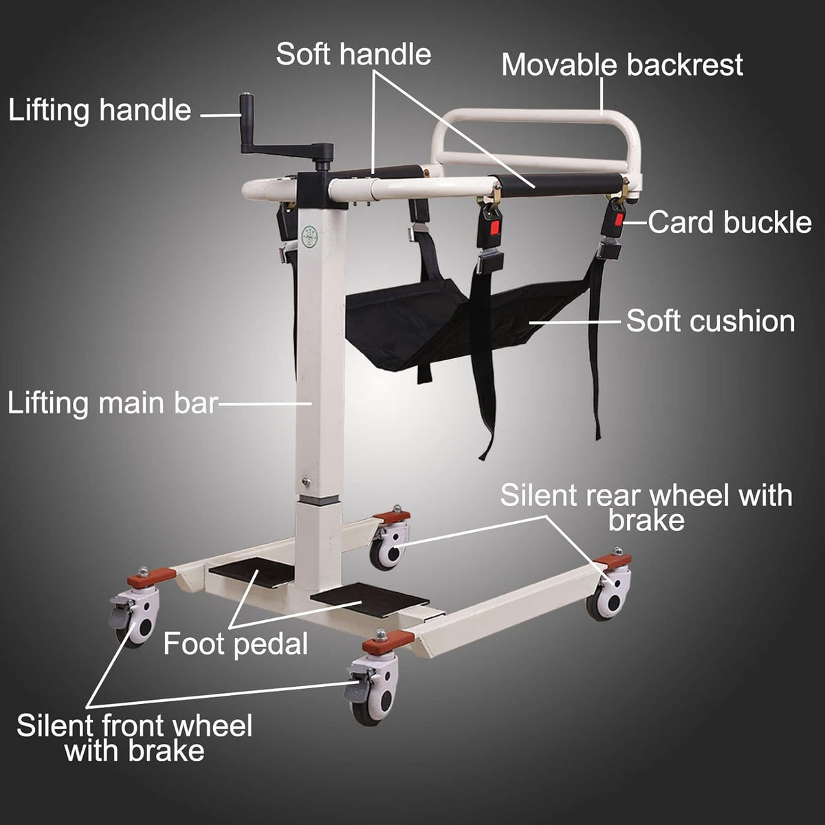 SilverCrate+™ Elderly Transfer Lift Chair - (300lbs capacity ...